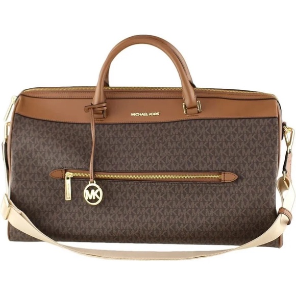 Michael Kors | Bags | Michael Kors Jet Set Travel Xl Duffle Weekender ...